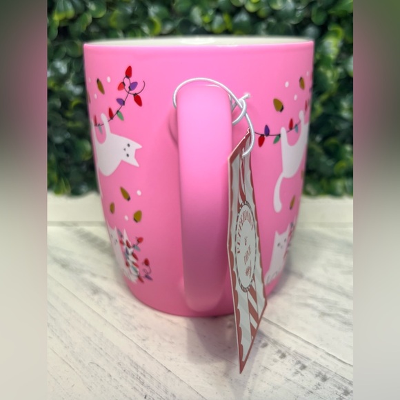 Peppermint And Pine | Dining | Peppermint And Pine Pink White Cat ...